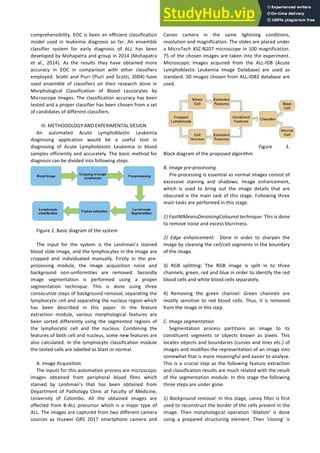 An Image Processing Application For Diagnosing Acute Lymphoblastic Leukemia (ALL) | PDF
