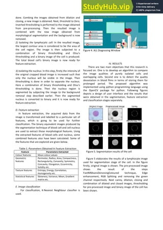 An Image Processing Application For Diagnosing Acute Lymphoblastic Leukemia (ALL) | PDF
