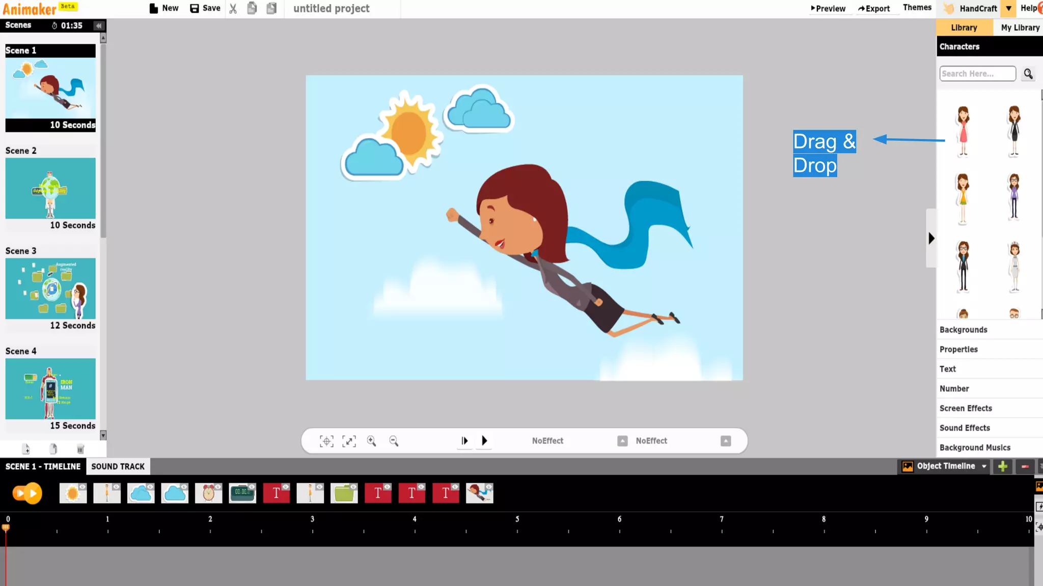 Animaker Tutorial : Steps to use Animaker for your Animted Project | PDF