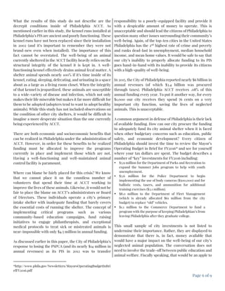 The Well-Being of a City and Animal Shelter Funding: An In-Depth Look ...
