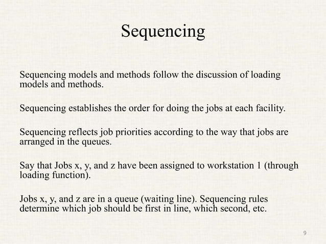 Scheduling(production and operations management systems).ppt