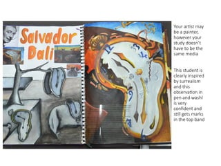 animal-artists for GCSE Art lessons potfolio projects | PPTX