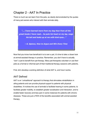 Animal assisted-therapy | PDF