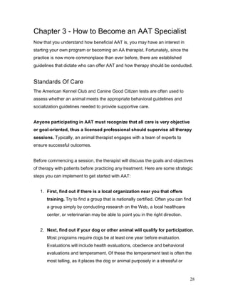Animal assisted-therapy | PDF