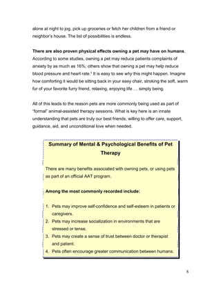 Animal assisted-therapy | PDF