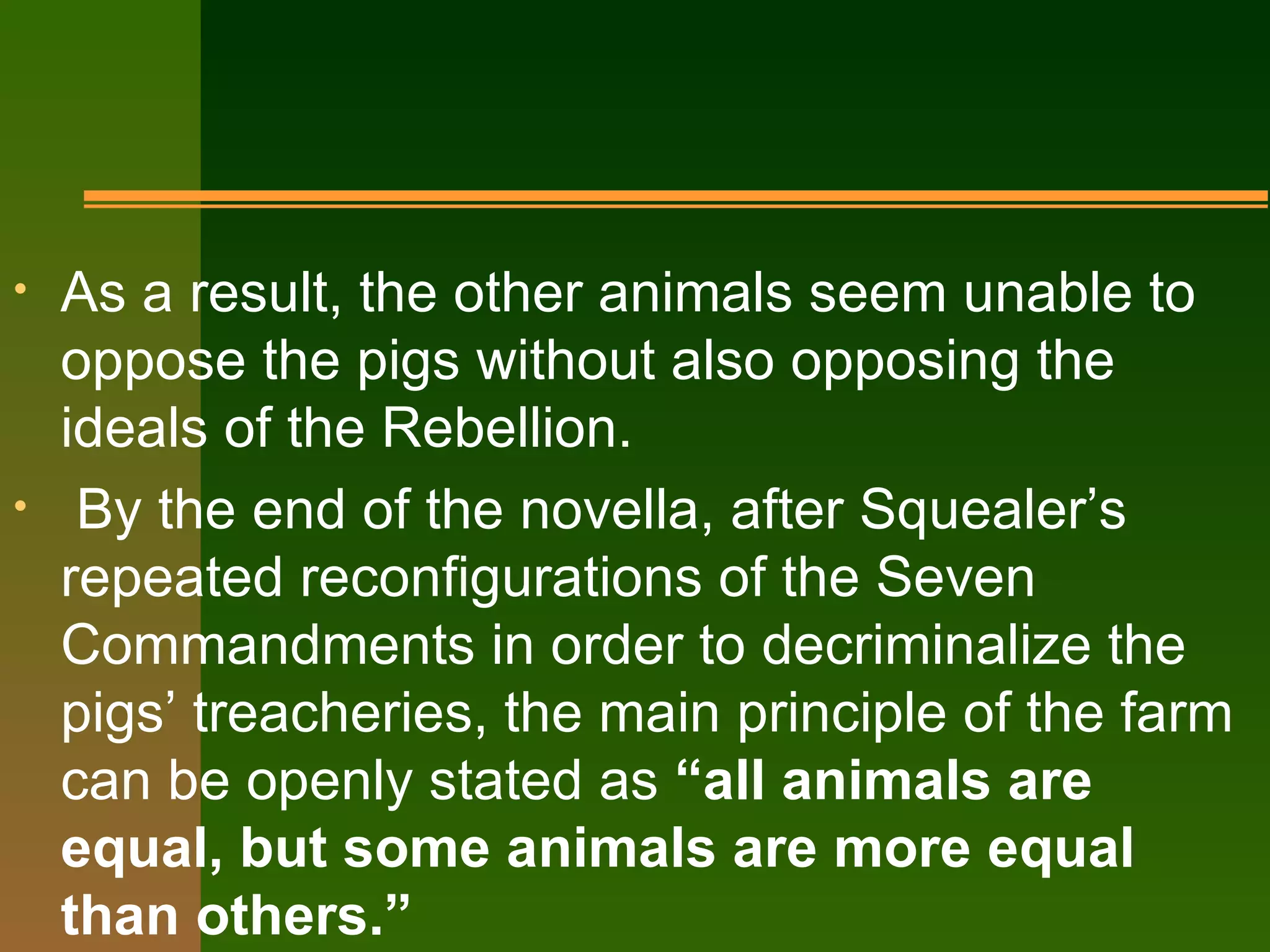 Animal Farm Theme Symbols Motifs | PPT