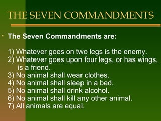 Animal Farm Theme Symbols Motifs | PPT