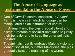 Animal Farm Theme Symbols Motifs | PPT