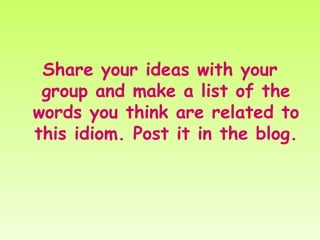 Animal Idiom 8 | PPT