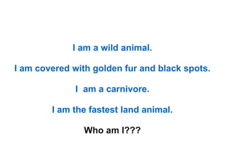 animal-riddles-flashcards for kids and children | PPTX