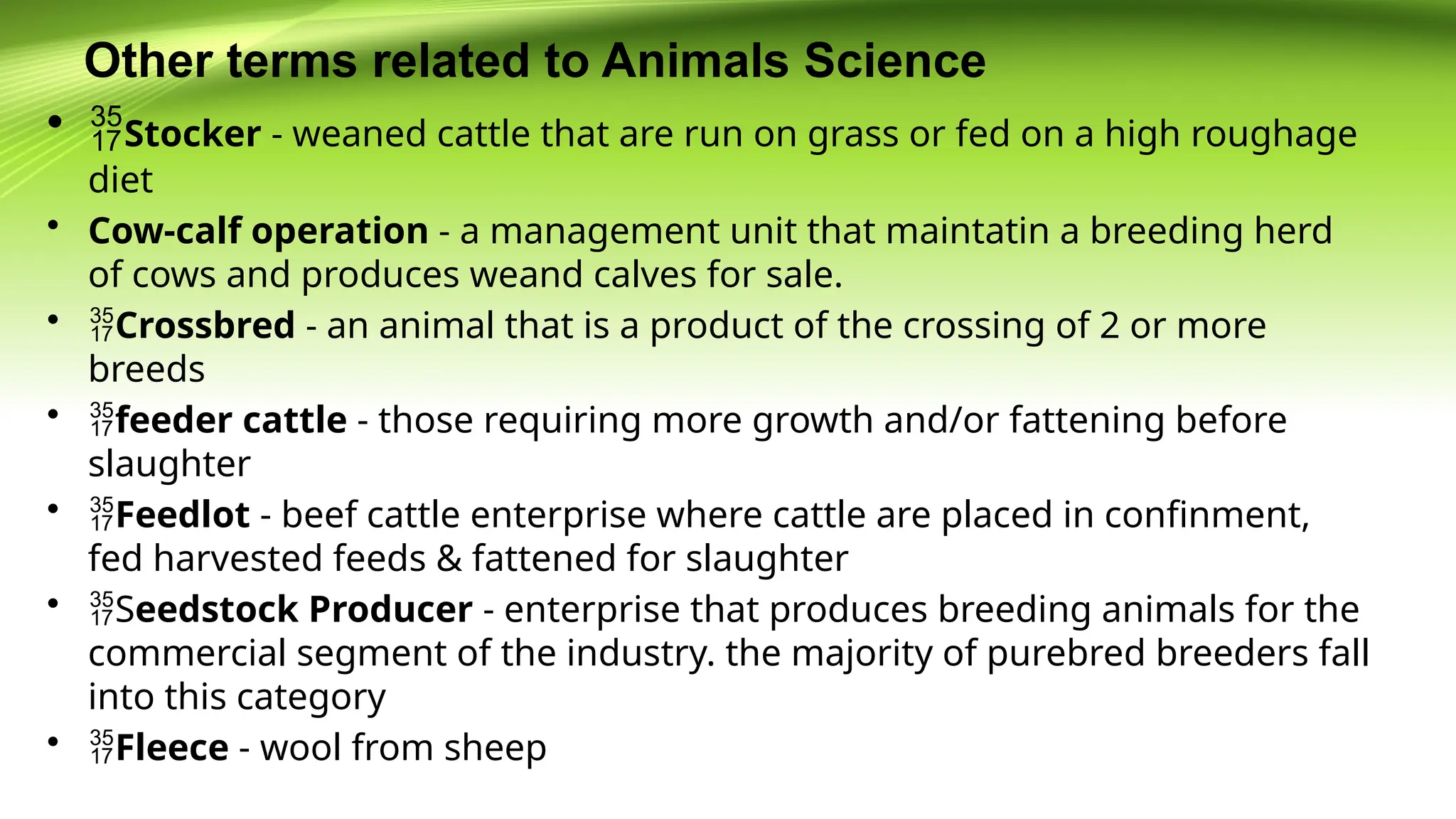 ANIMAL-SCIENCE-WEEK-2 terminologies in animal science | PPTX