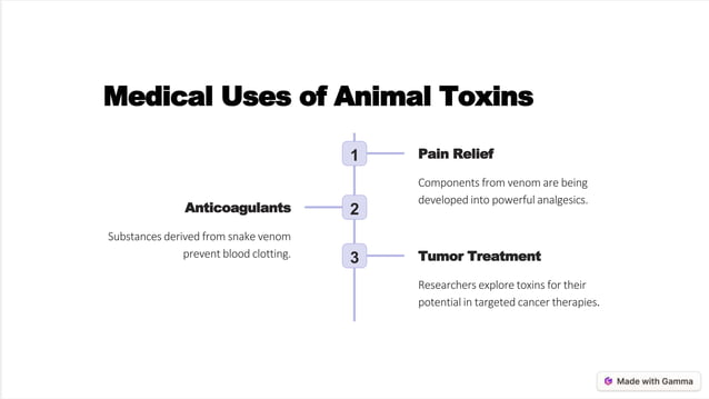 toxin produced by animals and their function or side effects on humans ...