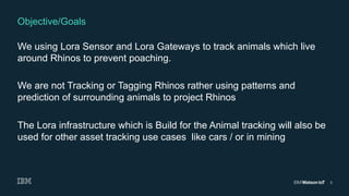 Animal tracking using Watson IoT and LoraWAN | PDF