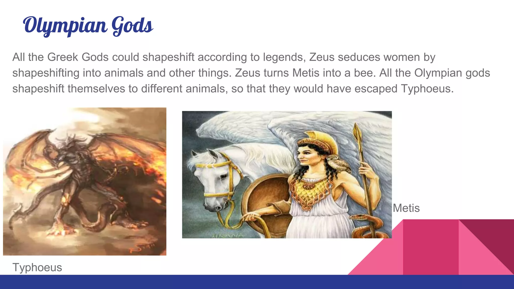 Animal and human deities shapeshifters Maja Olsson | PPT