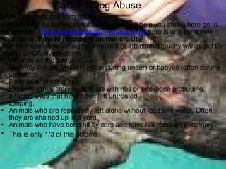 Animal abuse | PPT