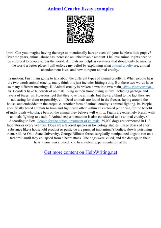 Animal Abuse Essay animal-abuse-essay
