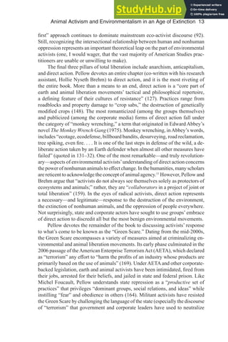 Animal Activism And Environmentalism In An Age Of Extinction 5 Animal ...