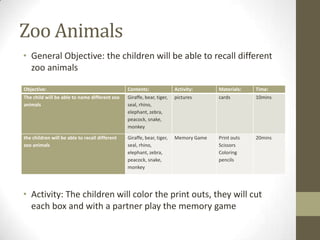 Animal activities | PPTX