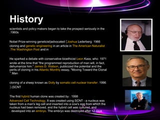Animal and human cloning | PPT