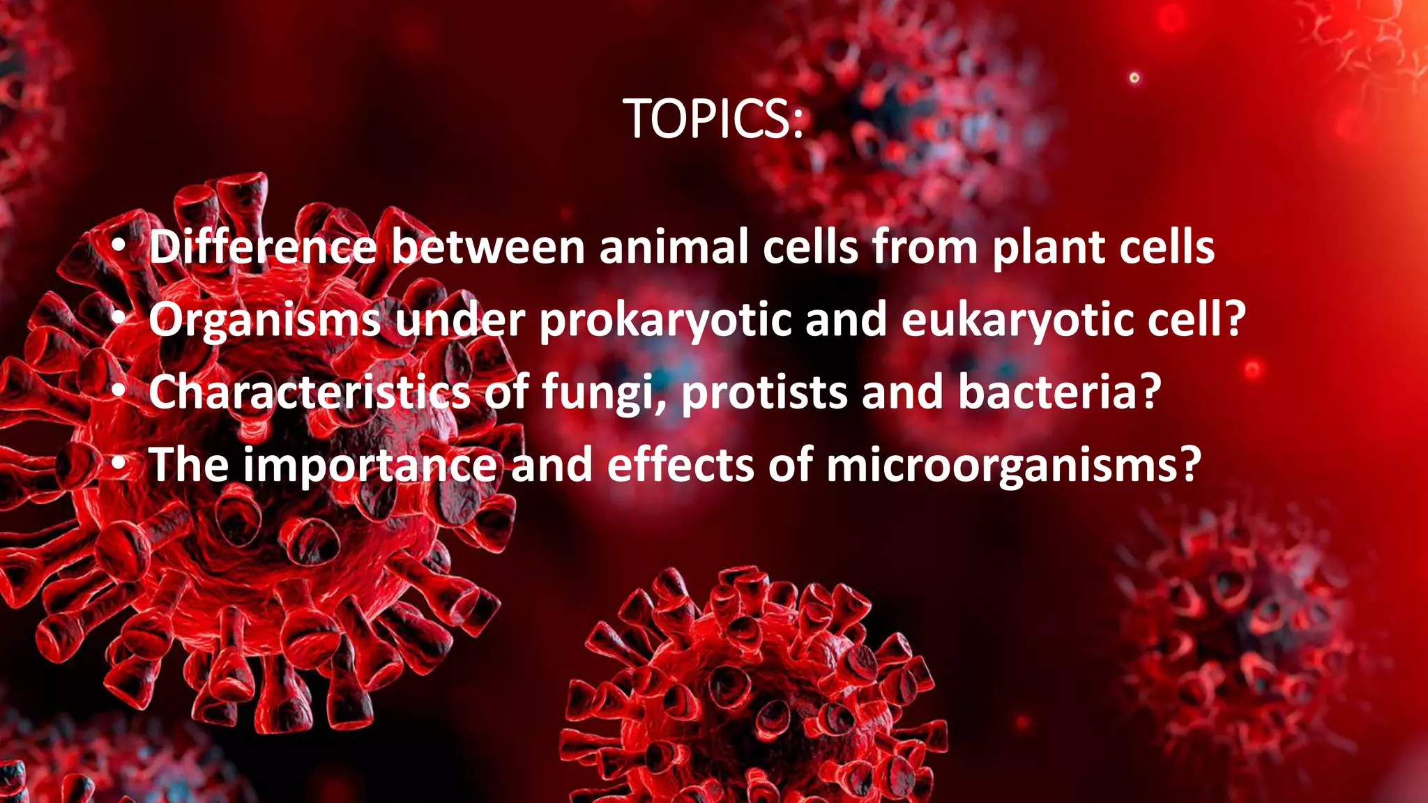 Animal and plant cells including microorganisms | PPT