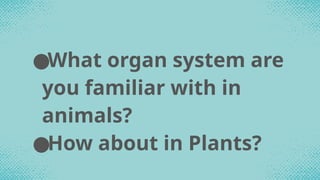 animal and plant organ systems and their funtion_L1.pptx