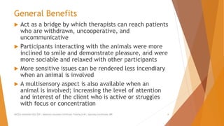 Animal assisted therapy | PPTX