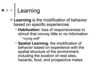 Animal behavior | PPT
