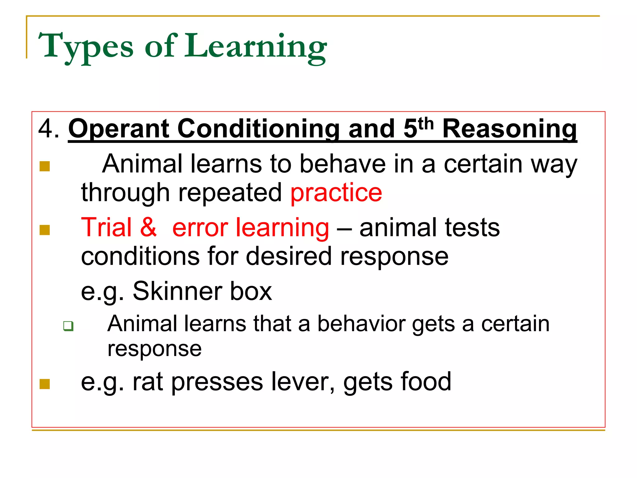 Animal behavior | PPT
