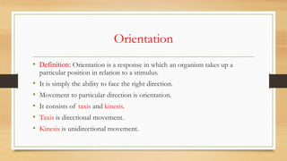Animal behavior/ orientation/taxes | PPTX