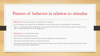Animal behavior/ orientation/taxes | PPTX