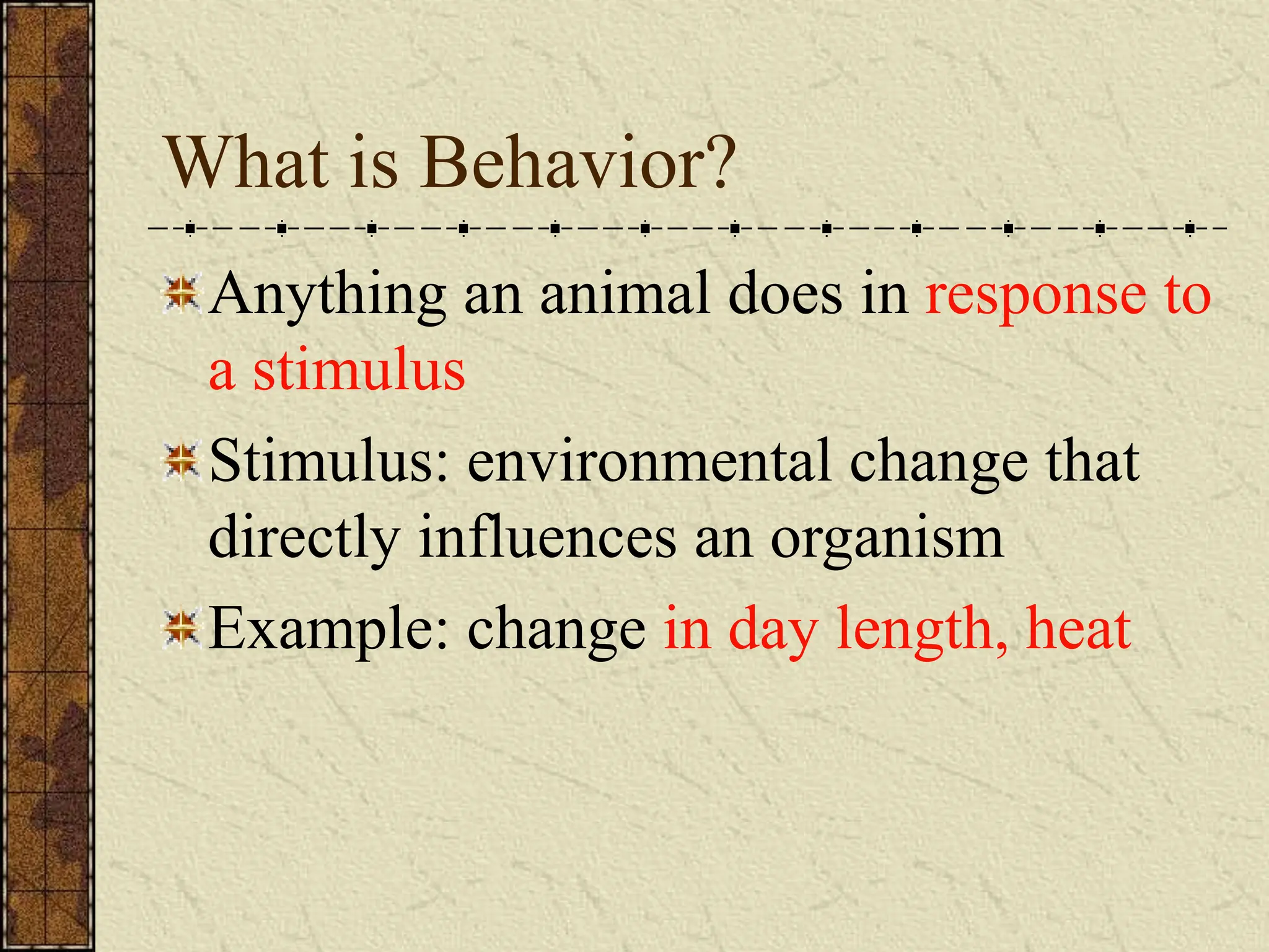 animal behavior and welfare.ppt which is used to introduce the ...