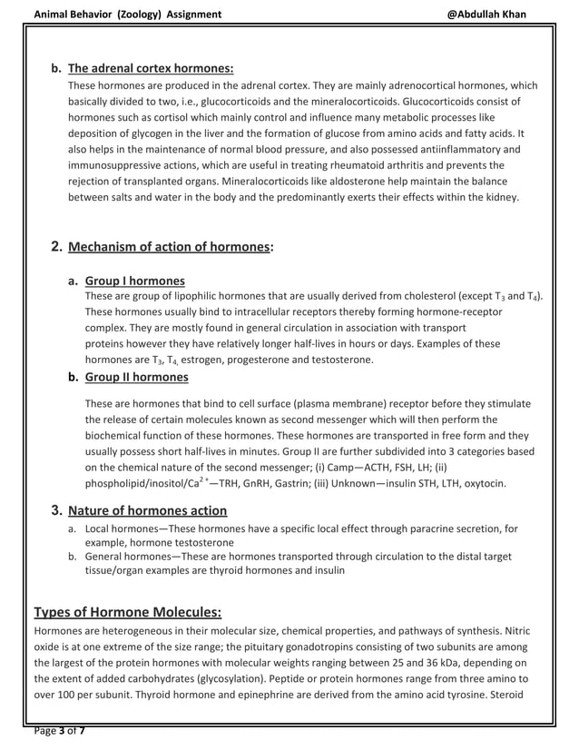 Animal Hormones And Behavior (Zoology).pdf