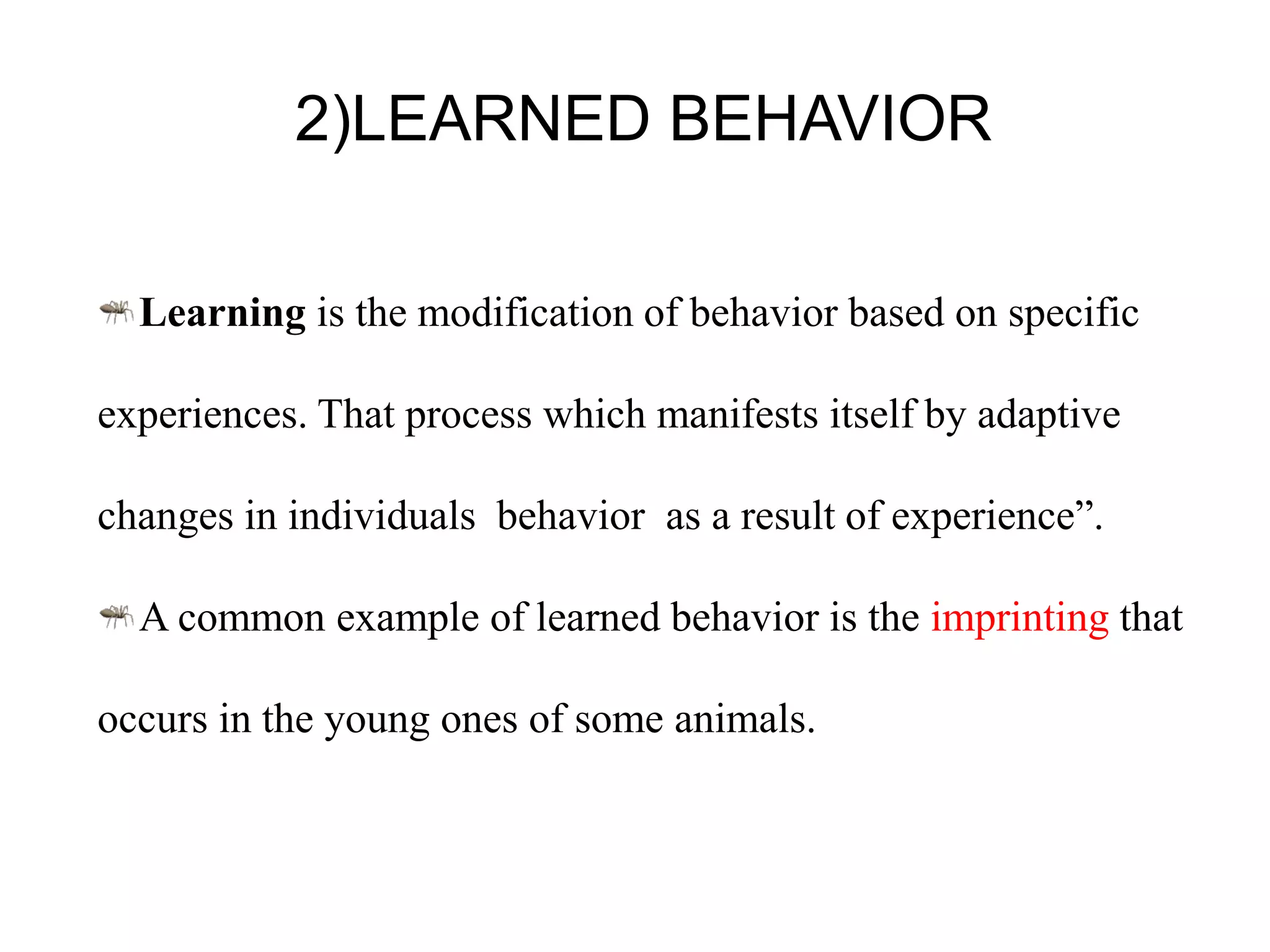Animal behaviour | PPT