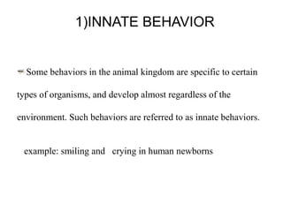 Animal behaviour | PPT