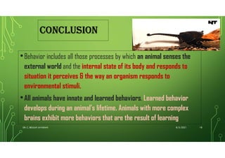 Animal behaviour | PDF | Biological Sciences | Science