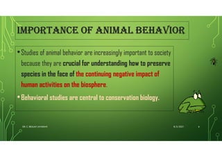 Animal behaviour | PDF | Biological Sciences | Science