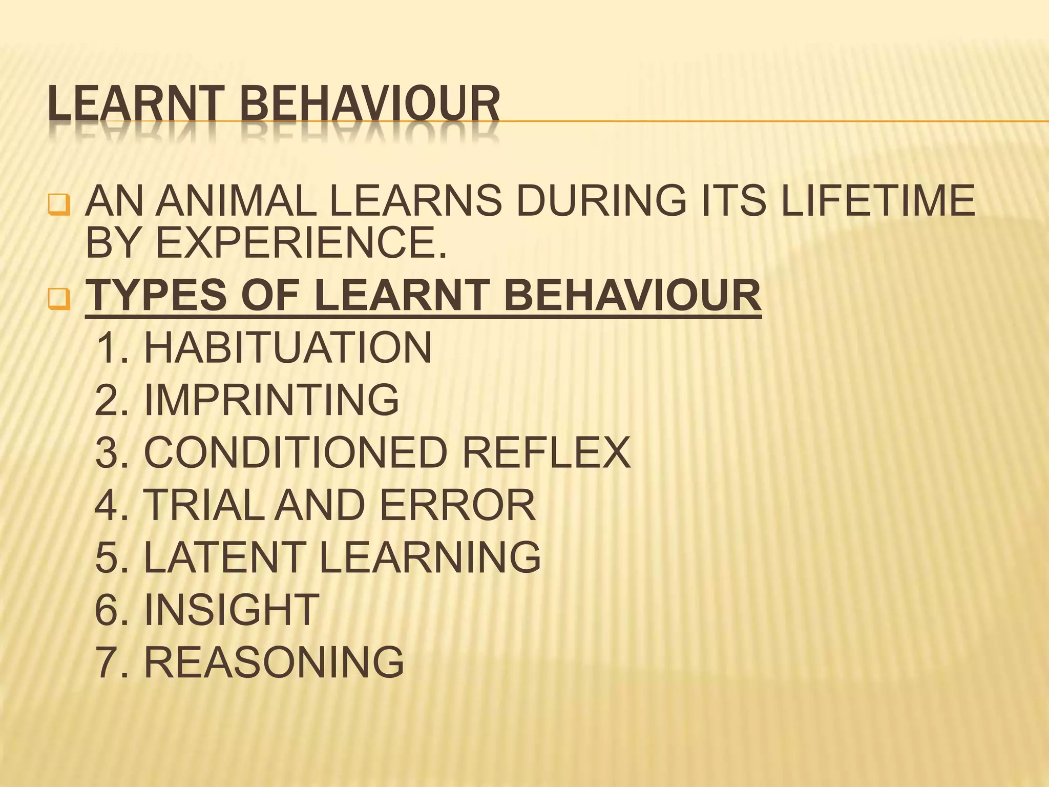 Animal Behaviour.pptx | Biological Sciences | Science