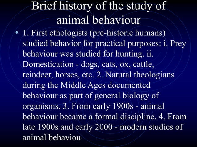 Animal behaviour.pptx | Veterinary Medicine | Pets