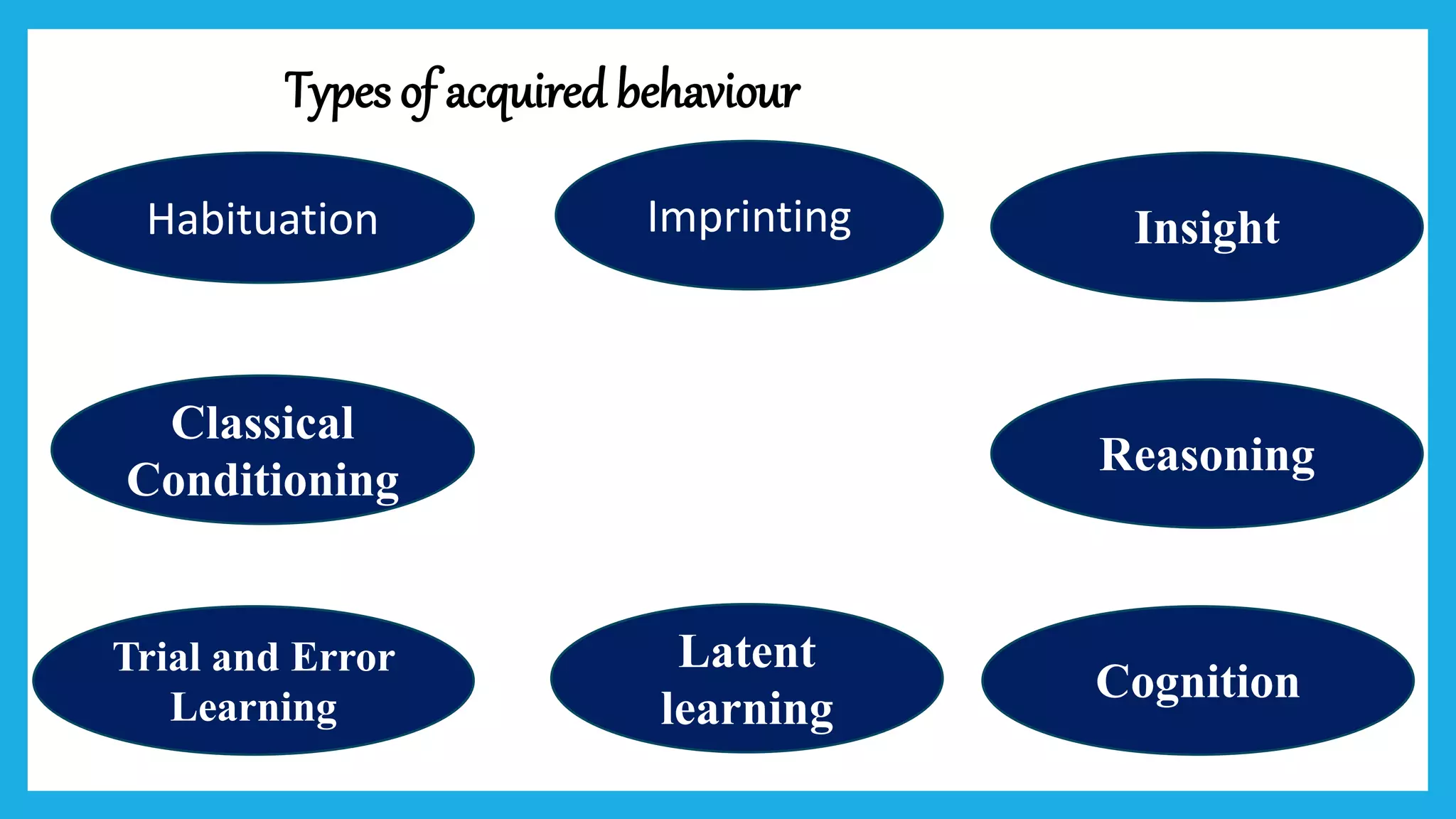 Animal Behaviour: Kinds of Behaviour | PPTX