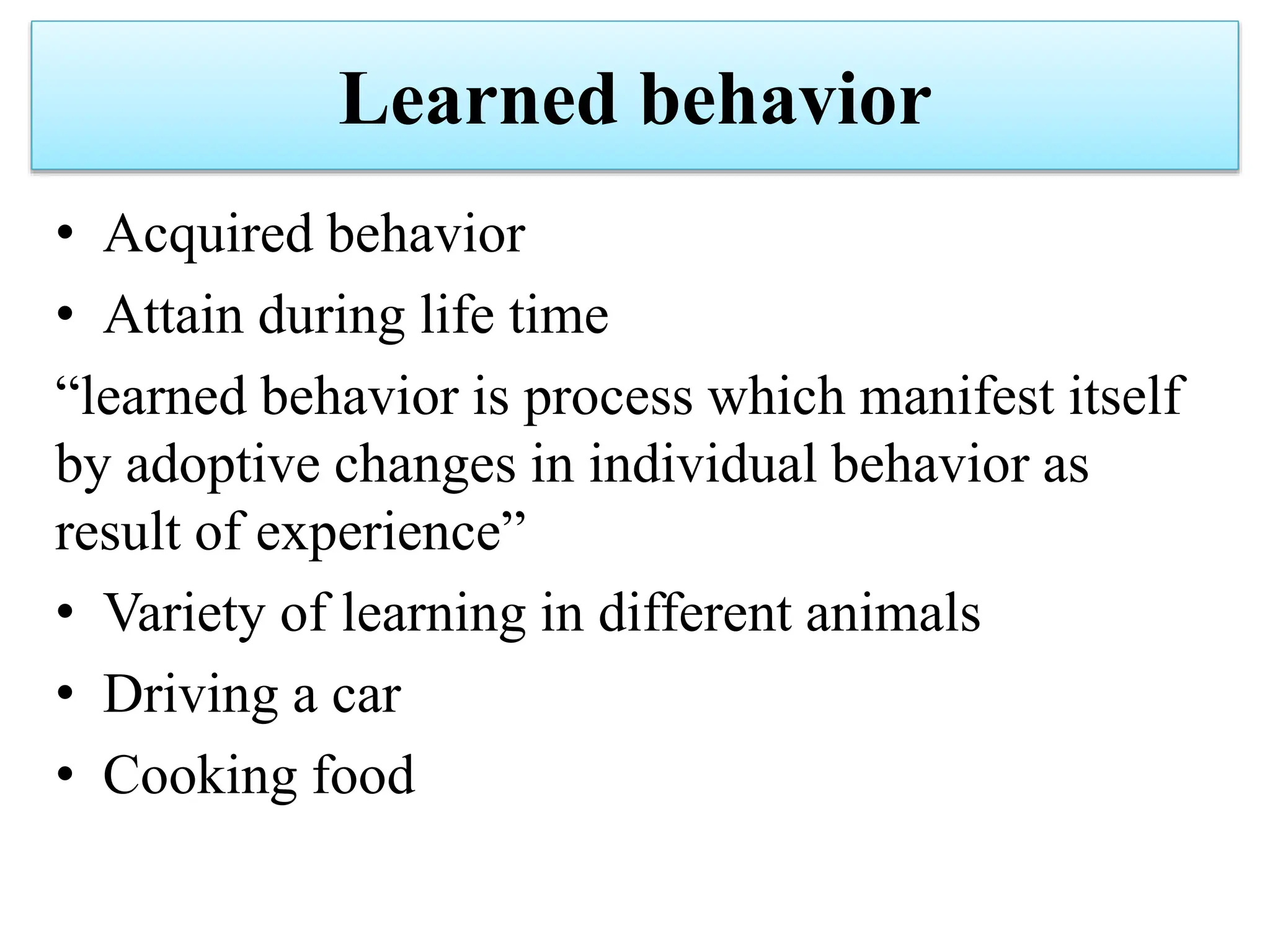 Animal behaviour and types of animal behavior power point presentation ...