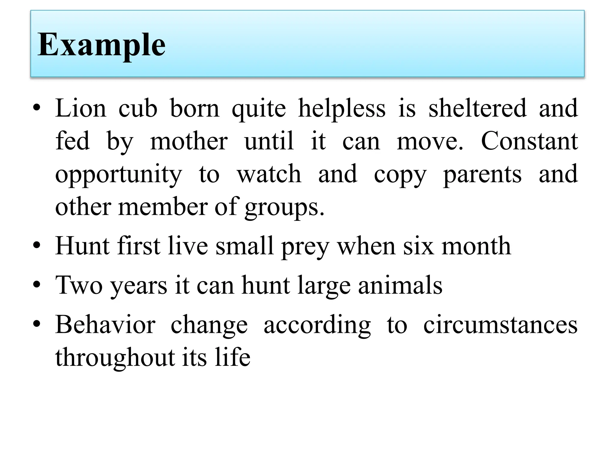 Animal behaviour and types of animal behavior power point presentation ...
