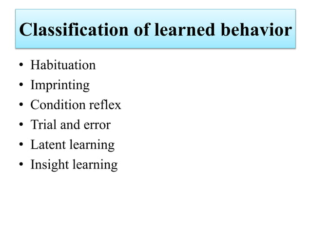 Animal behaviour and types of animal behavior power point presentation ...
