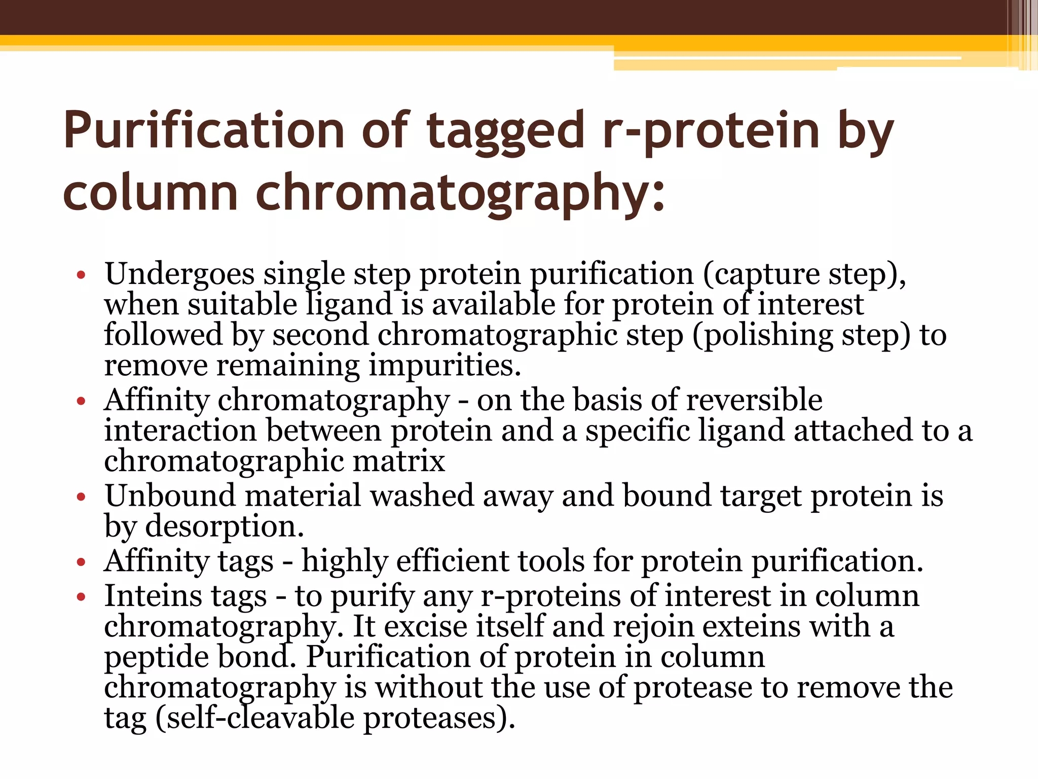 Production of recombinant proteins | PPTX