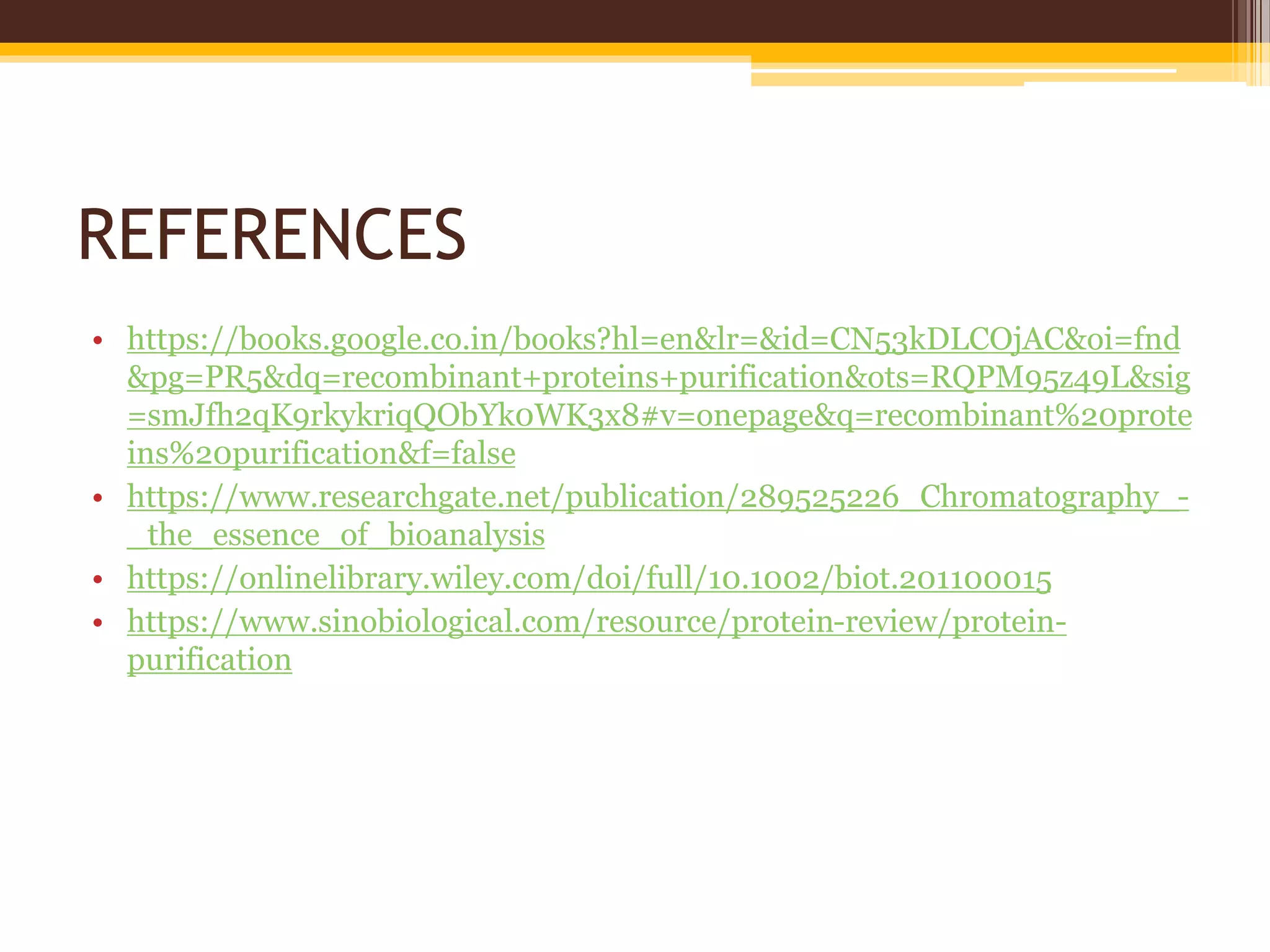 Production of recombinant proteins | PPTX