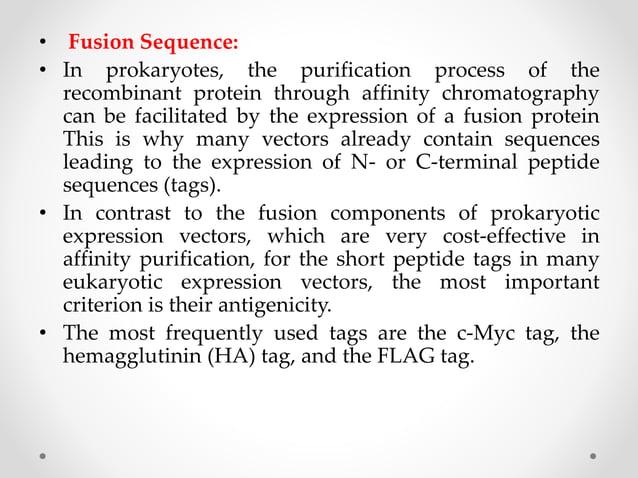 Expression vectors | PPT