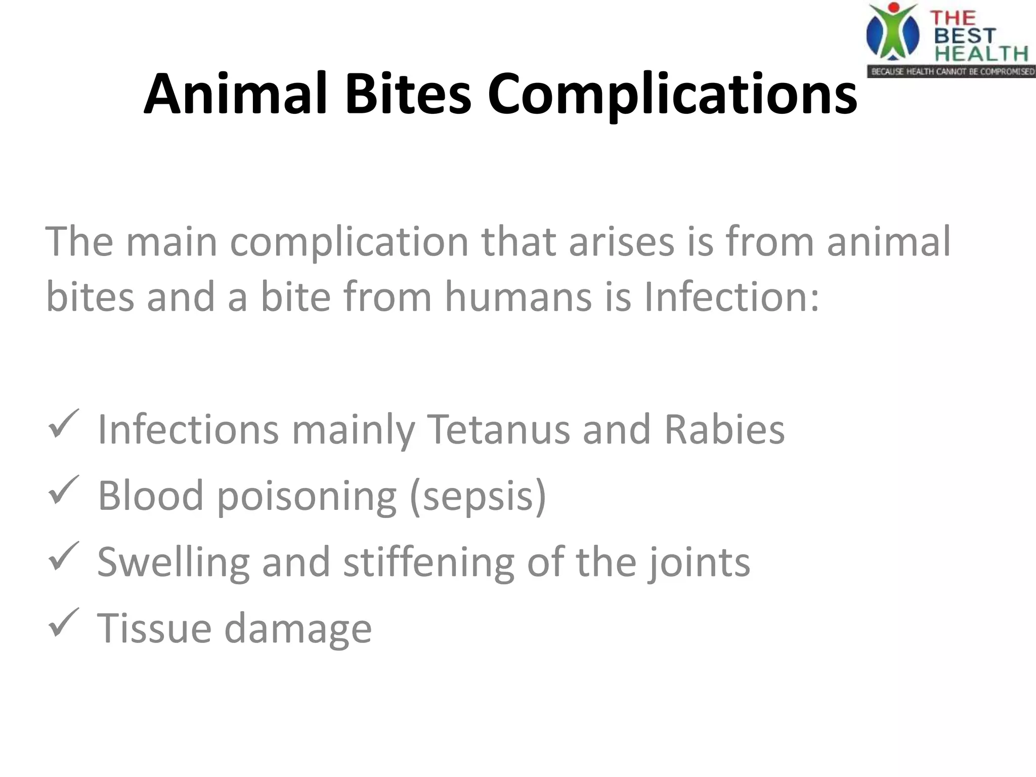Animal Bites Causes Symptoms Treatment | PPTX