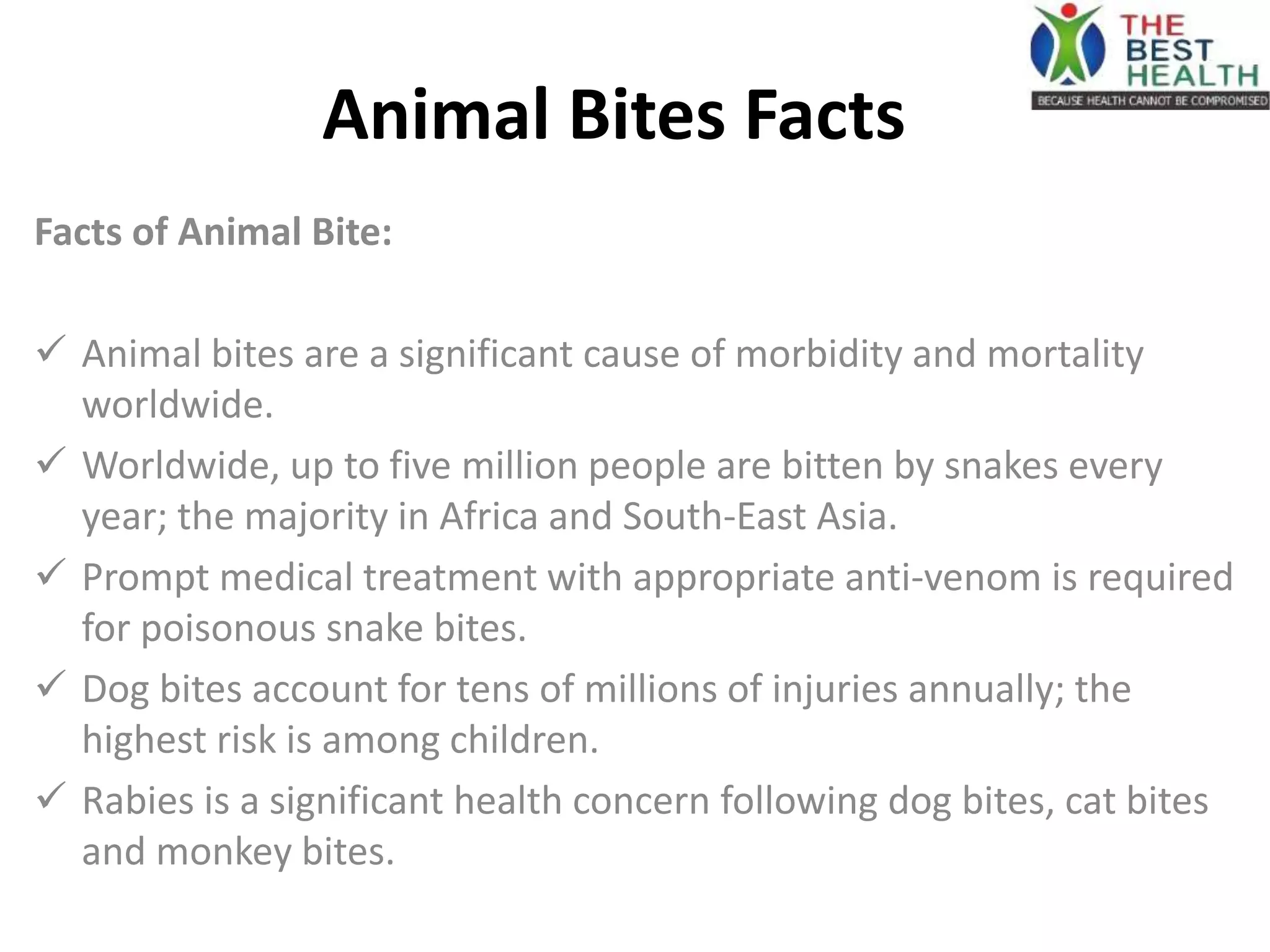 Animal Bites Causes Symptoms Treatment | PPTX
