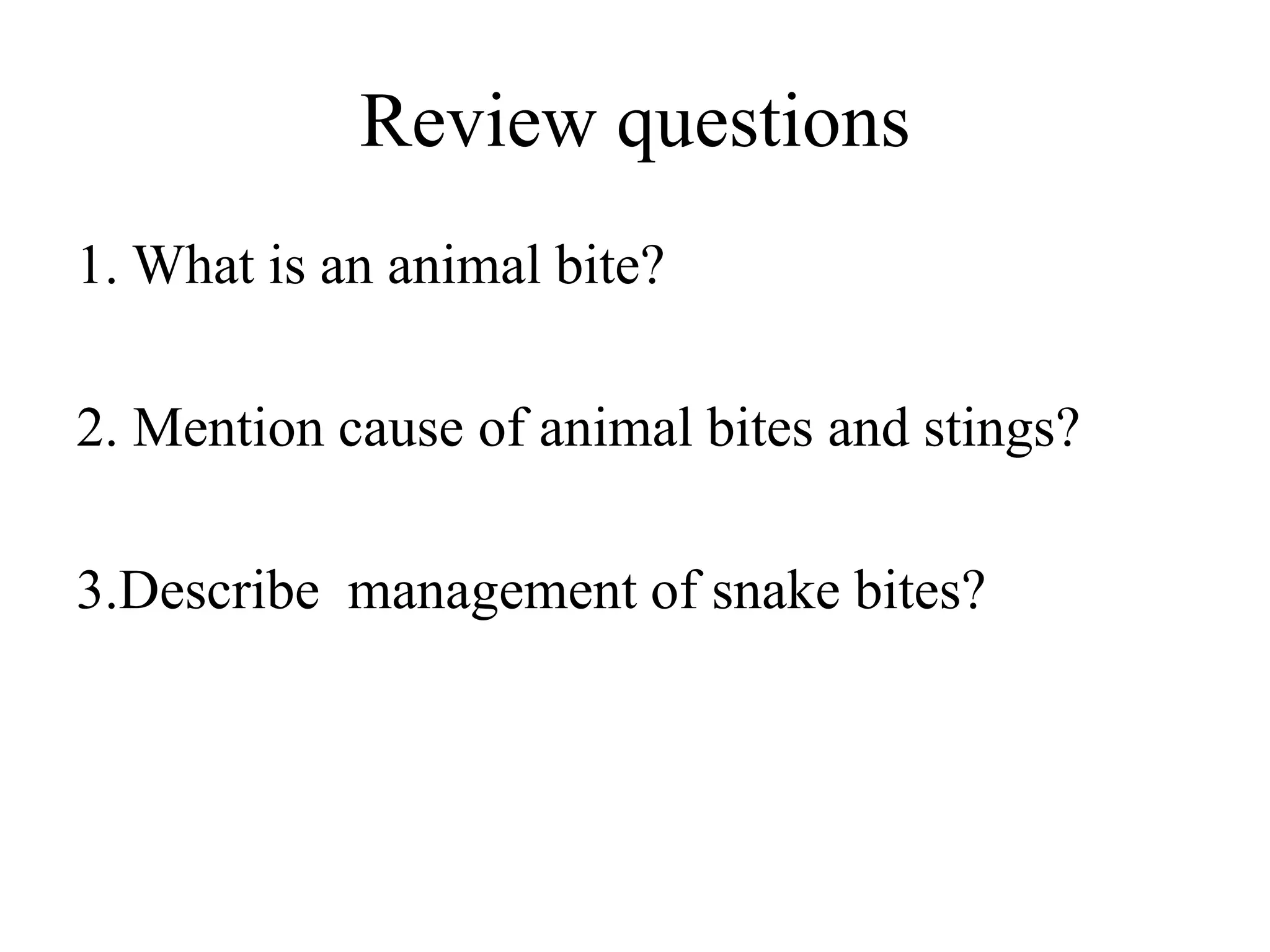Animal Bites and Stings and Their Complications.pptx