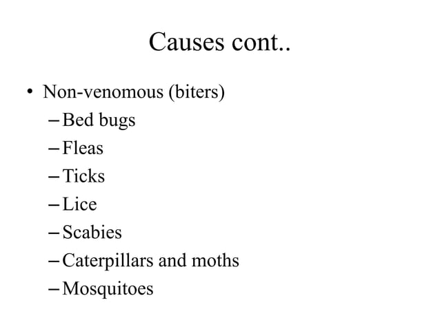 Animal Bites and Stings and Their Complications.pptx | Veterinary ...