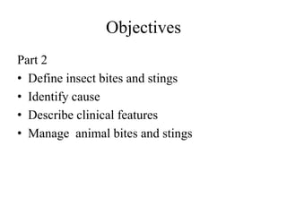 Animal Bites and Stings and Their Complications.pptx | Veterinary ...